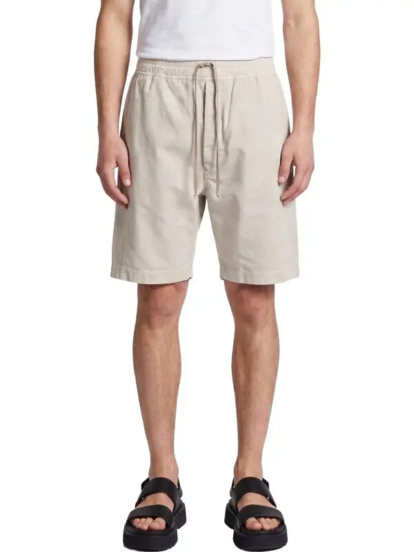 Rick Owens Cotton Drawstring Shorts - Beige