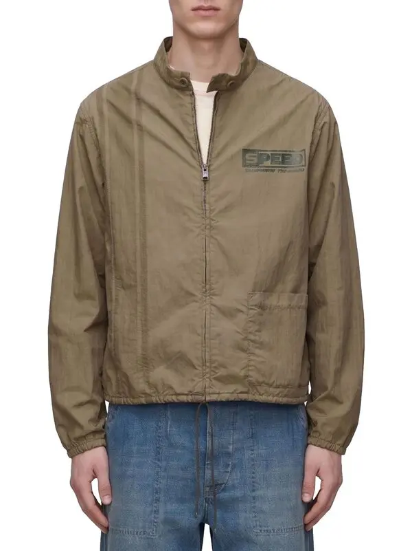 MAISON MARGIELA Cotton Blend Bomber Jacket - Kaki