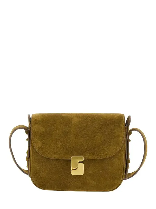 Soeur Bellissima Suede Bag - Green