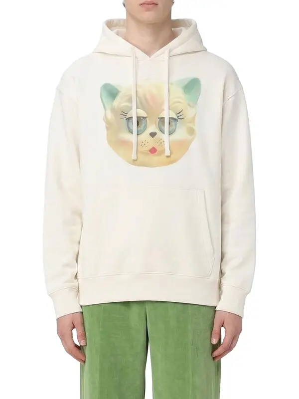 Valentino Garavani Le Chat De La Maison Cotton Sweatshirt - White