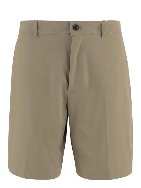 Burberry Cotton Chino Shorts - Beige
