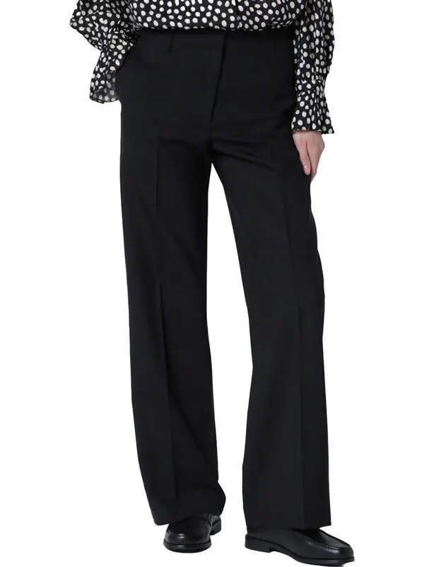 PT TORINO Wide Leg Trousers - Black