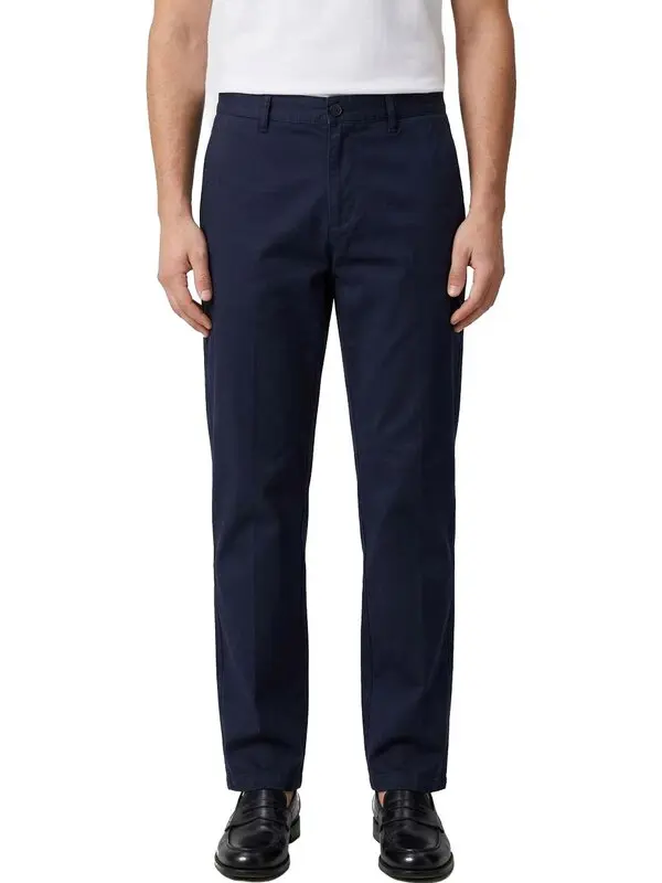 Aspesi Tailored Cotton Trousers - Navy