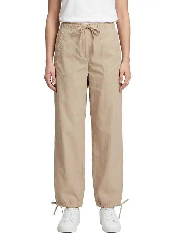 Aspesi Cotton Drawstring Trousers - Beige