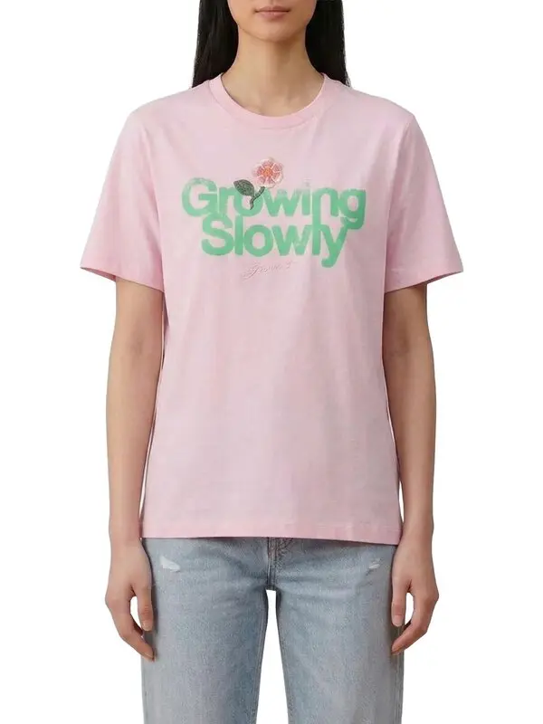 GANNI T-shirt - Pink