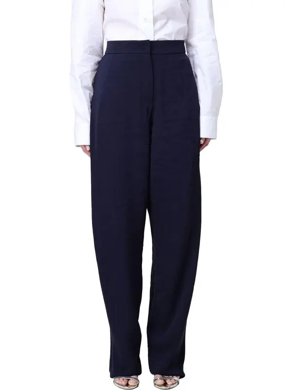 Emporio Armani Wide Leg Trousers - Blue