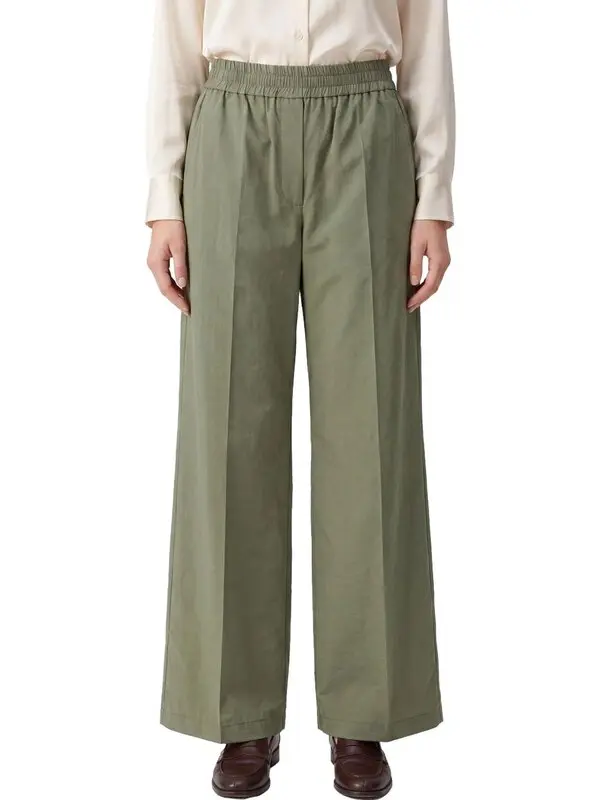 Brunello Cucinelli Wide Leg Trousers - Mint