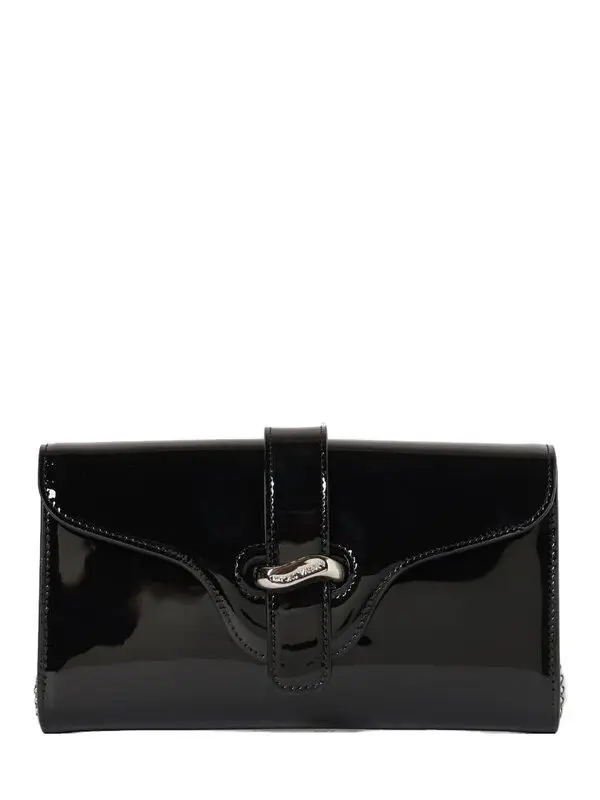 Emporio Armani Patent Leather Mini Bag - Black