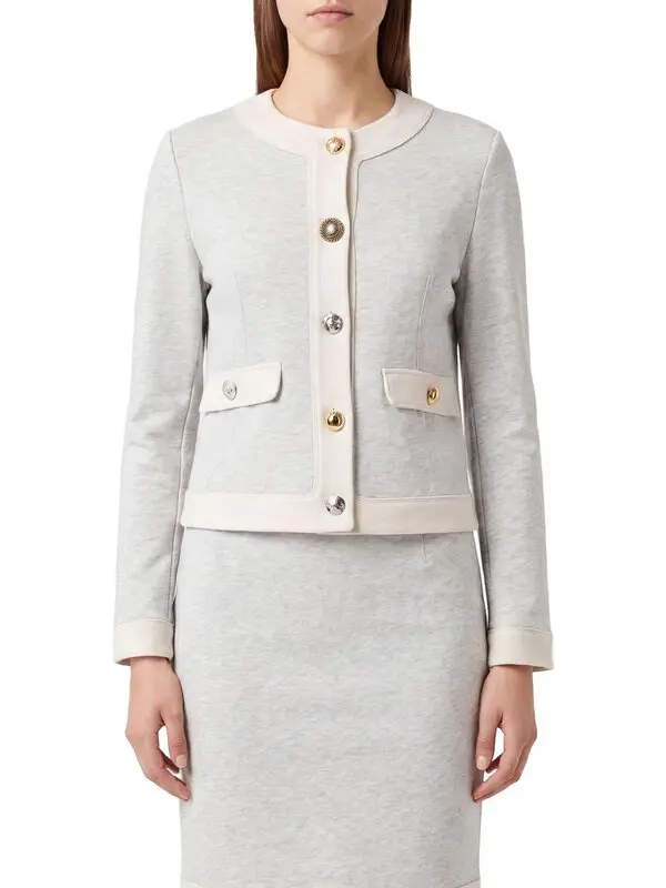 Moschino Cotton Cardigan - Grey 1
