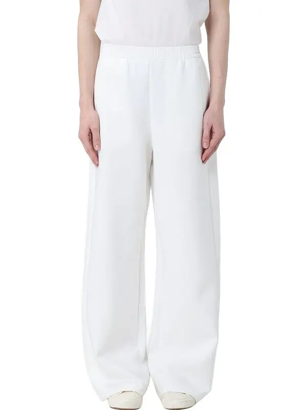 Emporio Armani Wide Leg Trousers - White