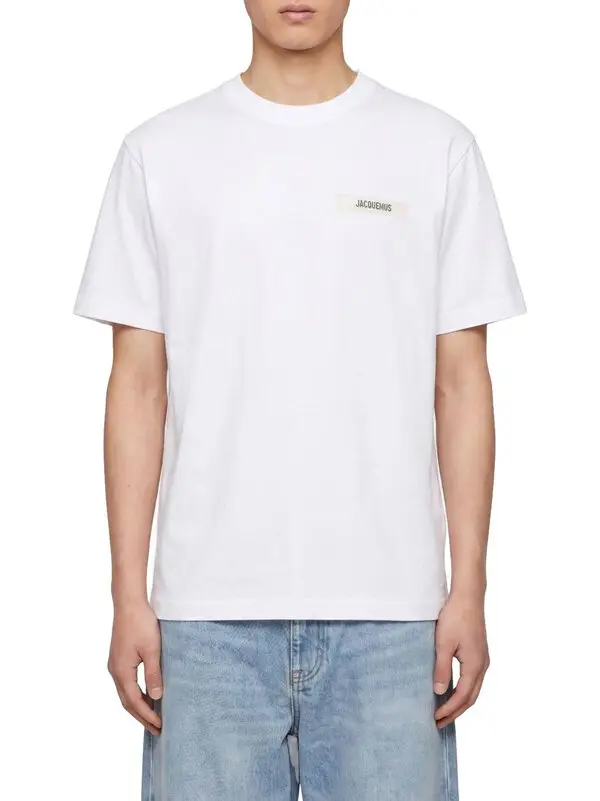Jacquemus Cotton Crew Neck T-shirt - White
