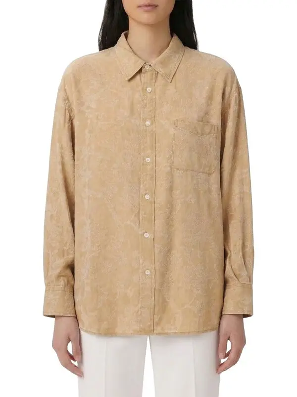 R13 Button Detailed Shirt - Orange