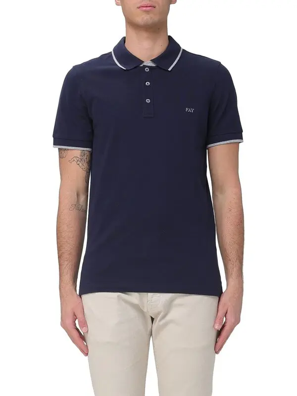 FAY Polo Shirt - Blue
