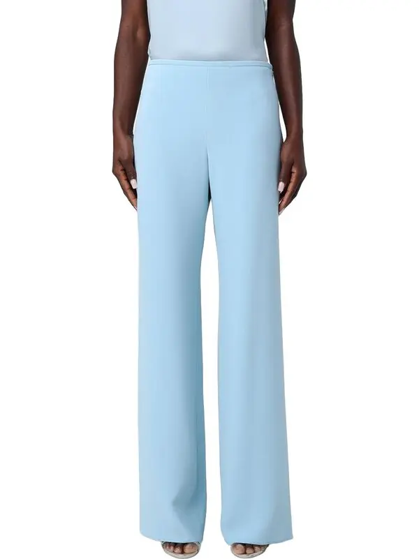 Emporio Armani Wide Leg Pants - Gnawed Blue