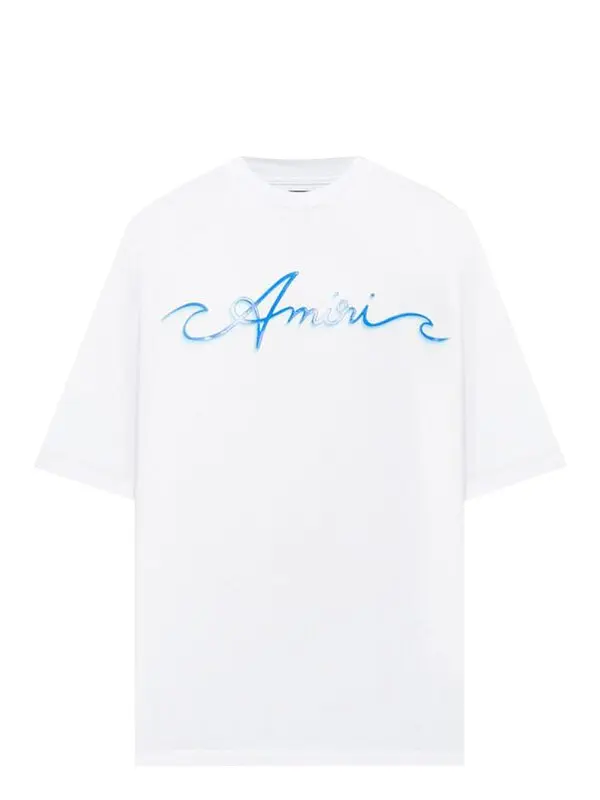 Amiri Wave Tee - White