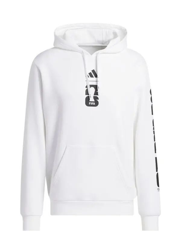 Adidas Fifa World Cup 26 Match Ball Graphic Hoodie - White
