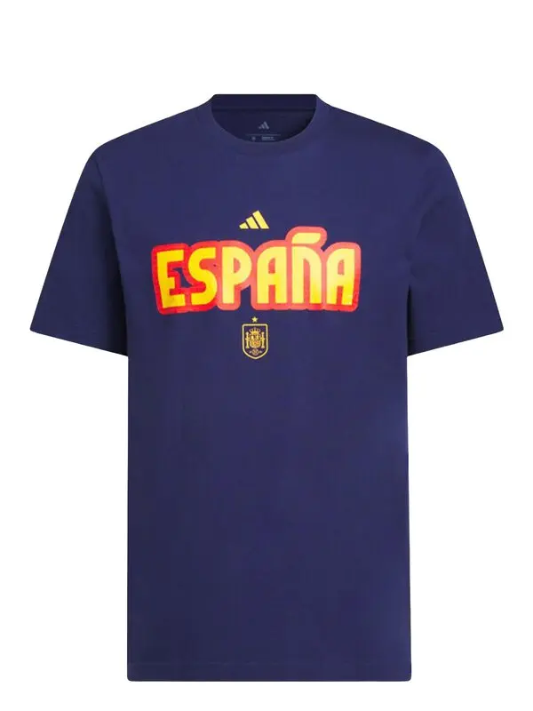 Adidas World Cup 26 Spain Home Graphic Tee - Blue