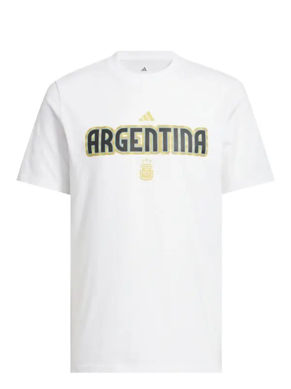 Adidas World Cup 26 Argentina Graphic Tee - White