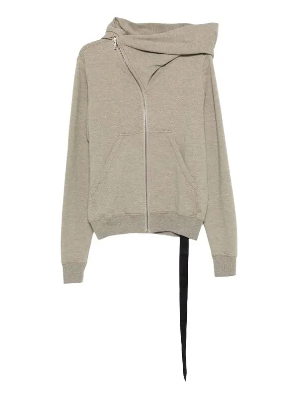 Rick Owens Felpa Mountain Hoodie - Grey