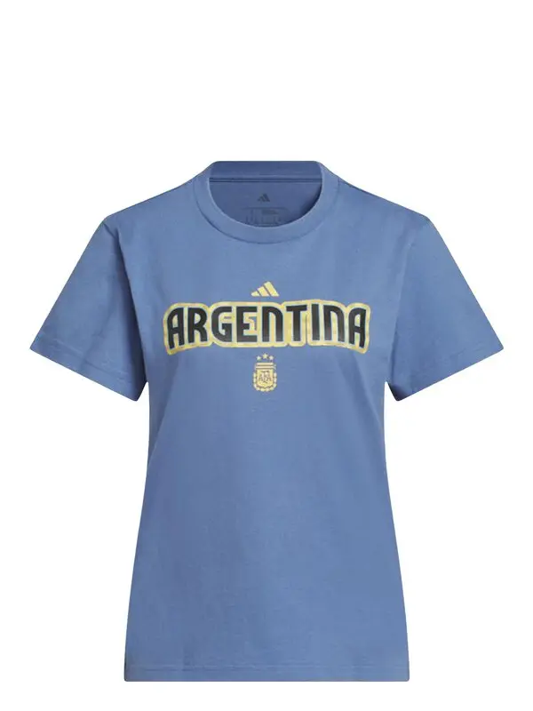 Adidas World Cup 26 Argentina Graphic Tee - Blue