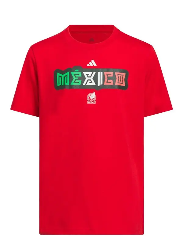 Adidas World Cup 26 Mexico Home Graphic Tee - Red