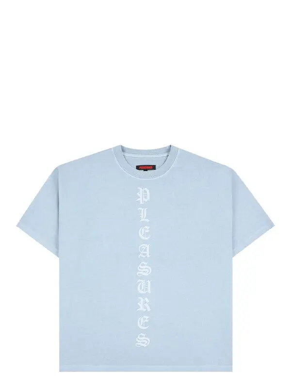 PLEASURES Knight Overdye T-shirt - Blue