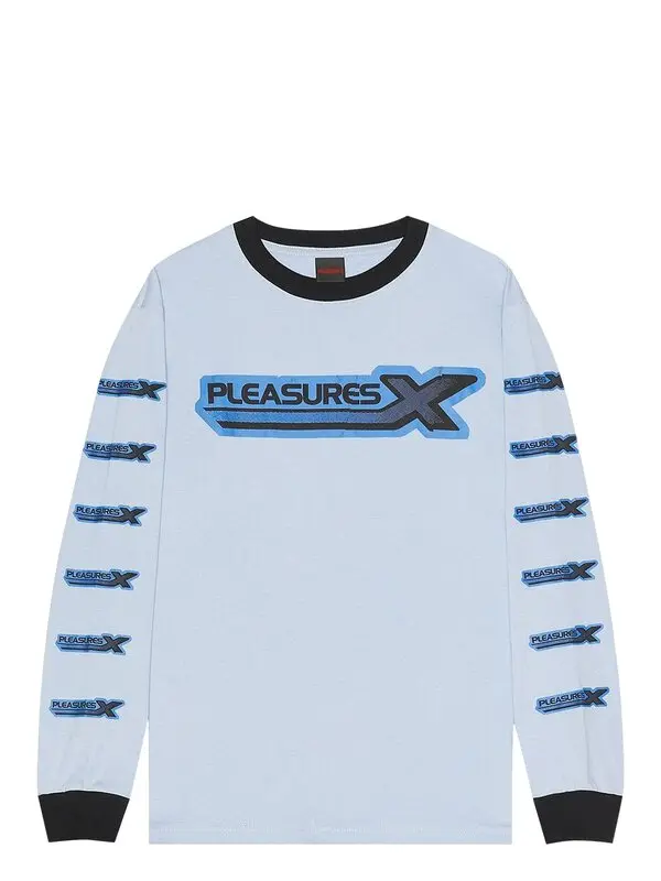 PLEASURES X Long Sleeve - Blue
