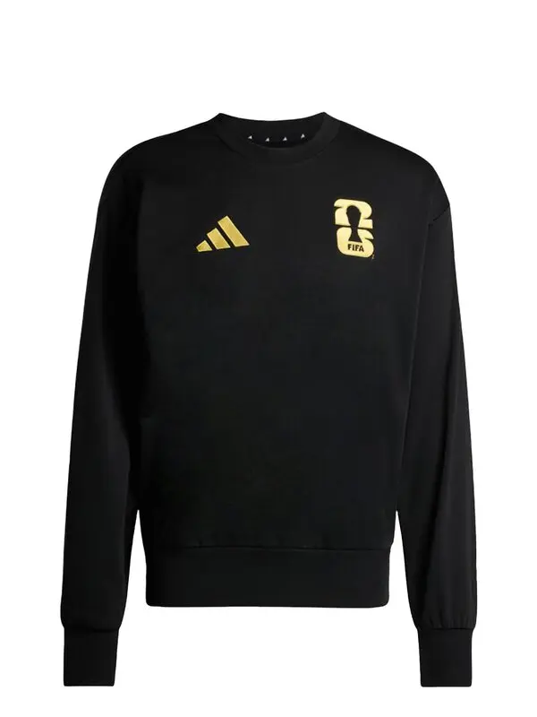 Adidas Fifa World Cup 26 Official Emblem Sweatshirt - Black