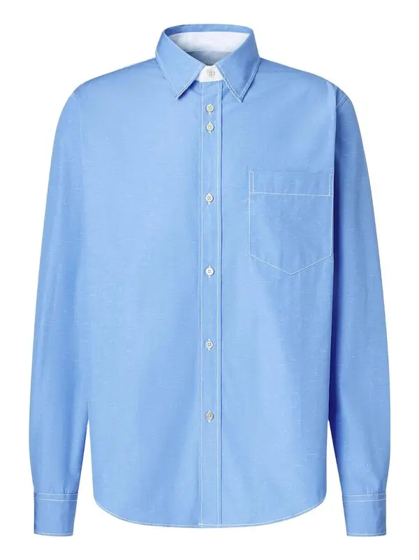 WALES BONNER Atlantic Shirt - Blue