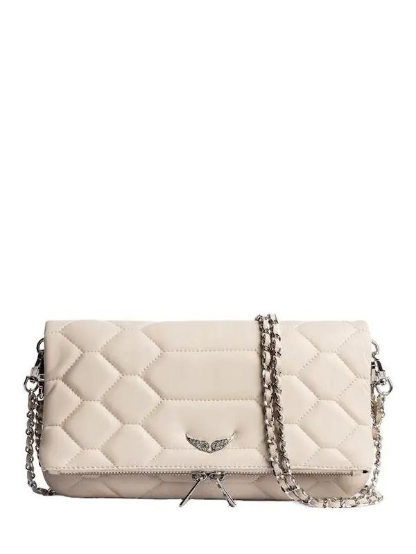 Zadig&Voltaire Rock Quilted Clutch - Flash