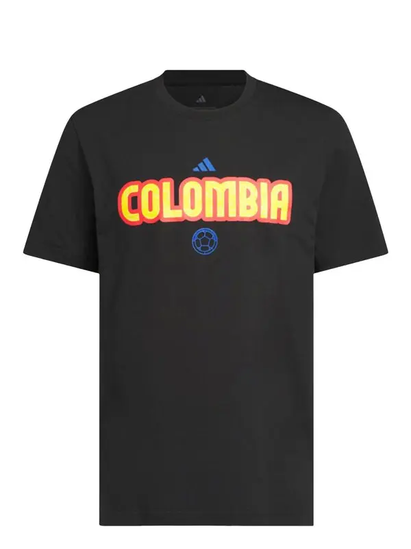 Adidas World Cup 26 Colombia Home Graphic Tee - Black