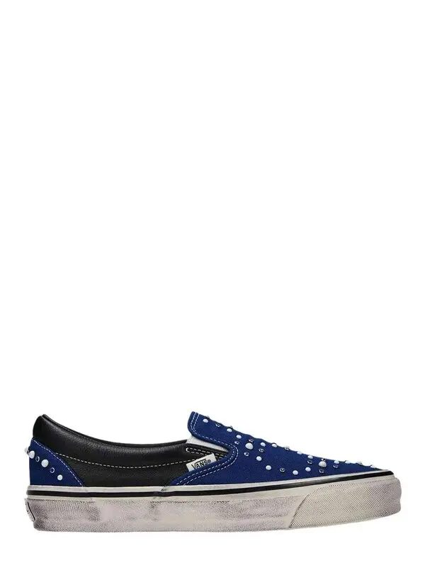 VANS Premium Classic Slip-on Embellished Sneakers - Blue