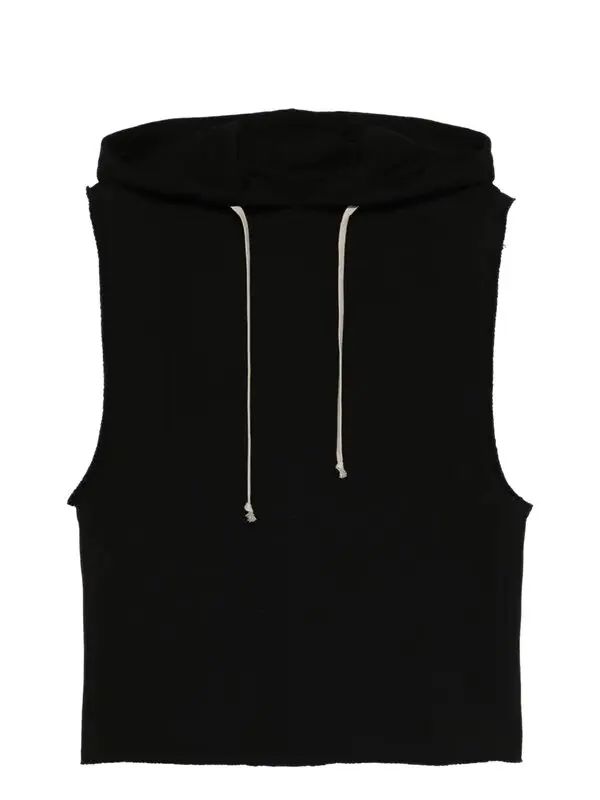 Rick Owens Short-sleeve Hoodie - Black