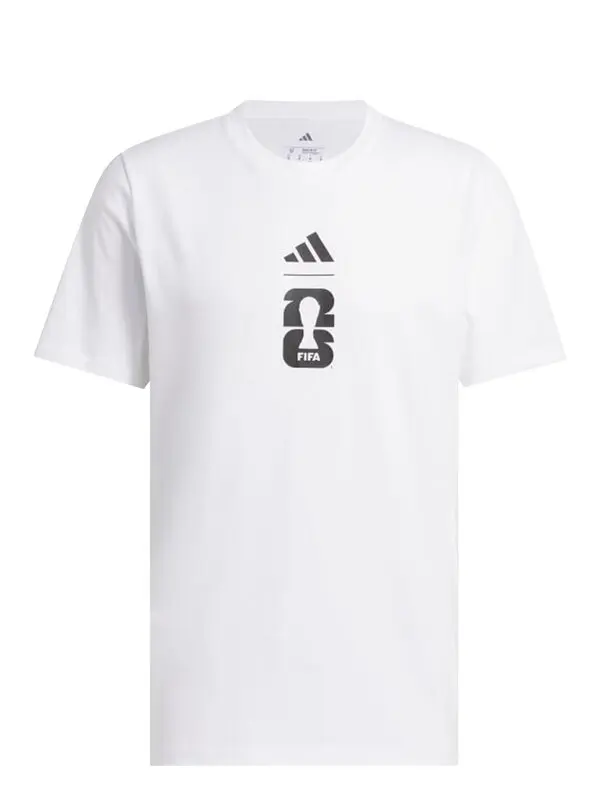 Adidas Fifa World Cup 26 Match Ball Graphic T-shirt - White