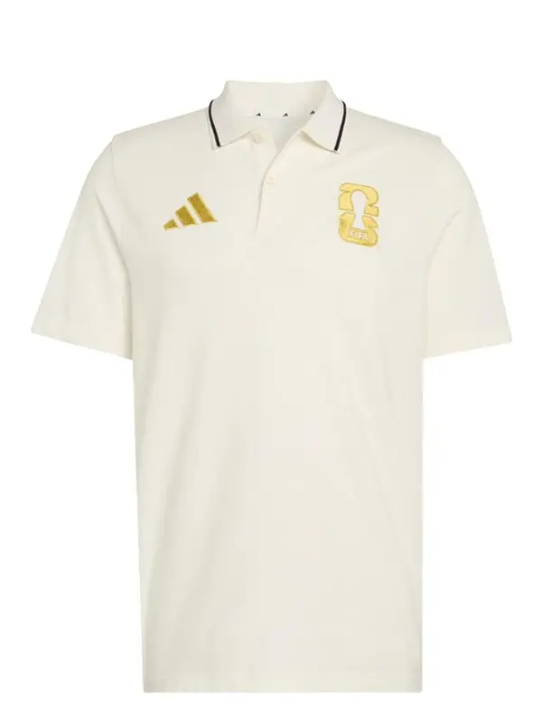 Adidas Fifa World Cup 2026 Official Emblem Polo - White