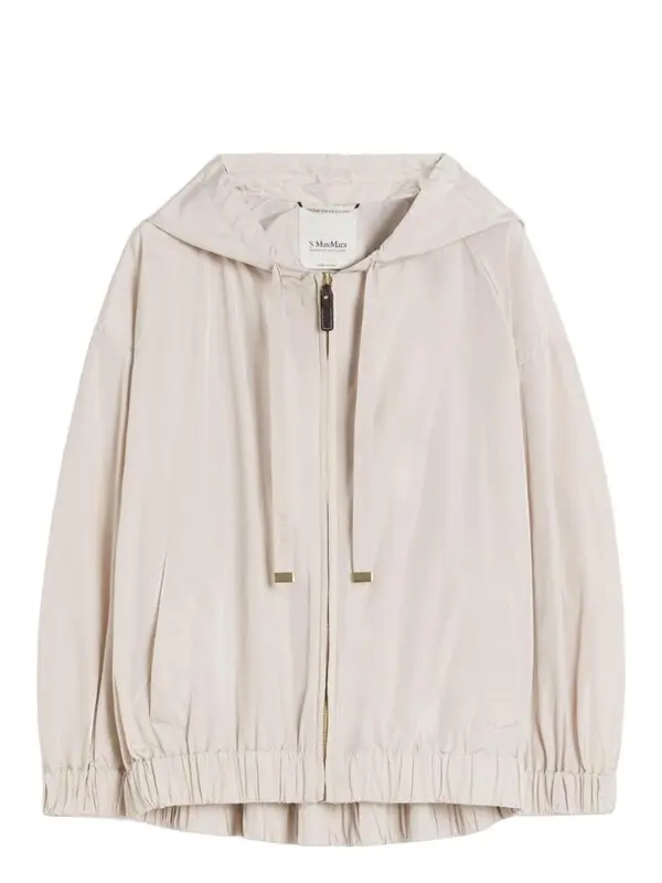Max Mara Short Water-repellent Taffeta Jacket - Sand