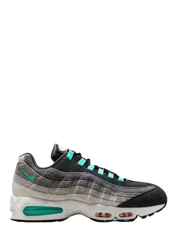Nike Air Max 95 Og Big Bubble Sneakers - Hyper Turquoise/volt/solar Red
