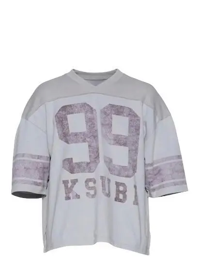 Ksubi Halftime Short Sleeve Duke Jersey T-shirt - Grey