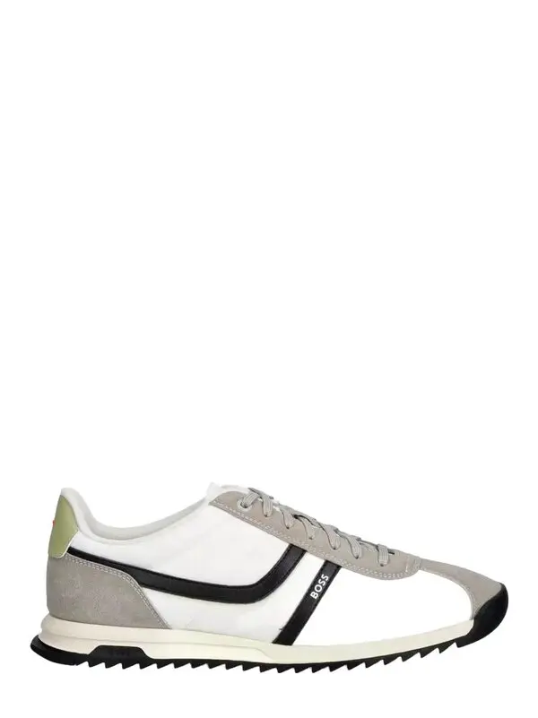 BOSS Panelled Low-top Sneakers - White
