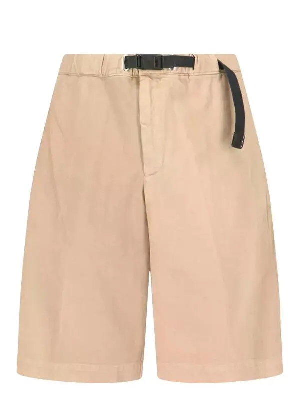 WHITE SAND Pocket Belt Shorts - Neutrals