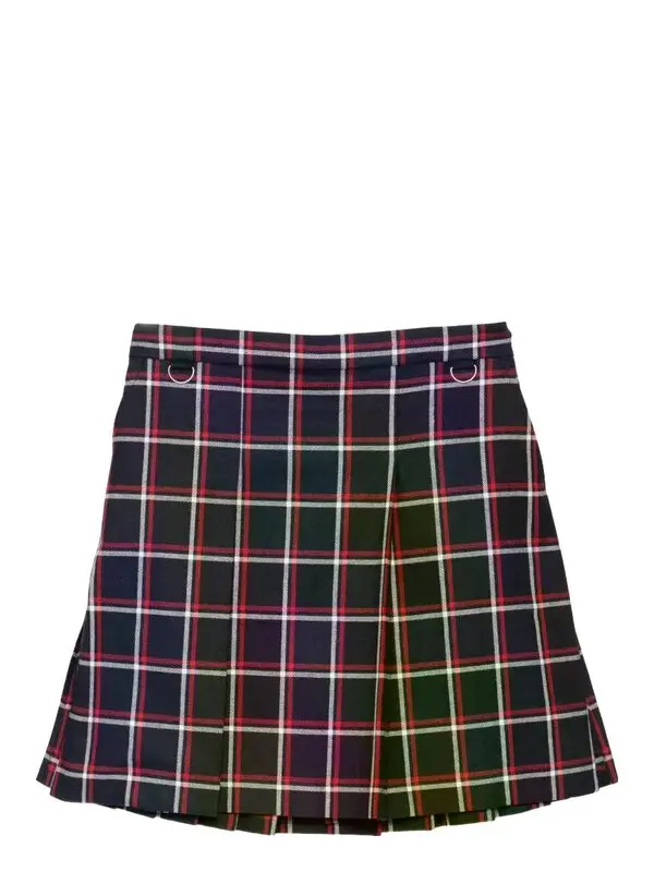 UNDERCOVERISM Tartan Pleated Skirt - Blue