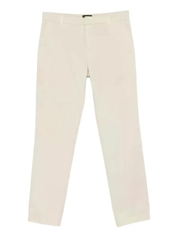 DONDUP Flat-front Trousers - Neutrals
