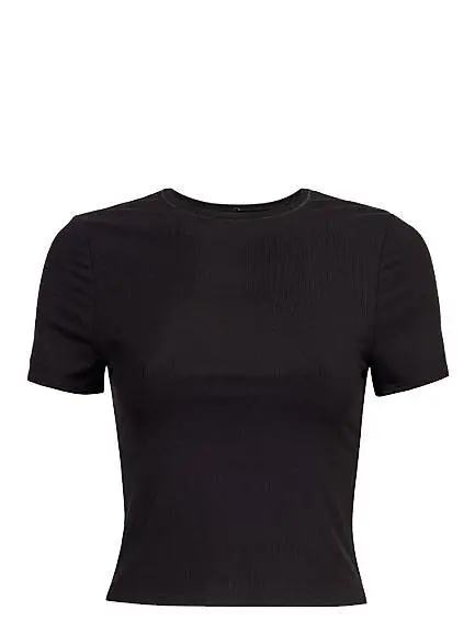 TALA 365 Short-sleeve Stretch-woven Jersey T-shirt - Shadow Black