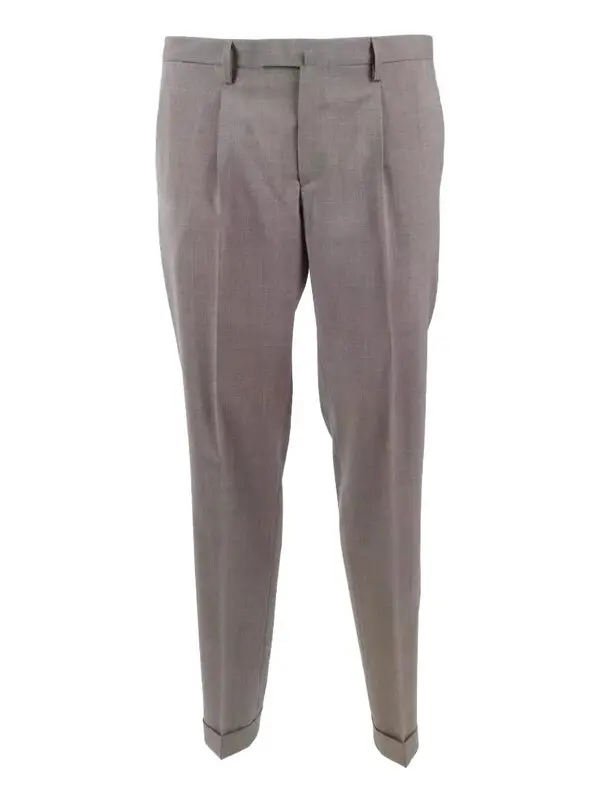BRIGLIA 1949 Tailored Pleated Trousers - Grey