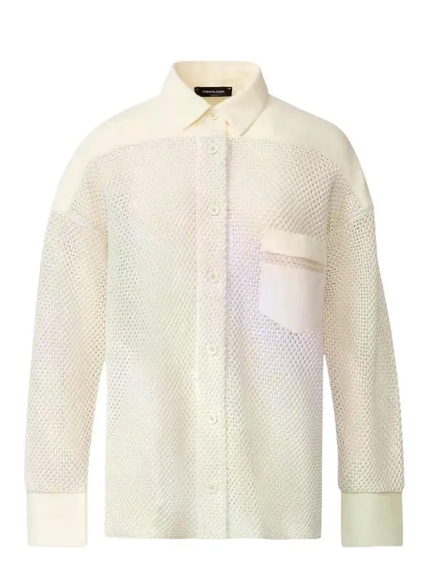 Fabiana Filippi Pocket Knitted Shirt - Neutrals