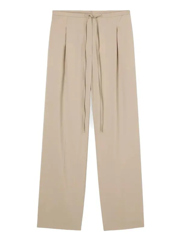 RÓHE Relaxed Drawstring Trousers - Beige