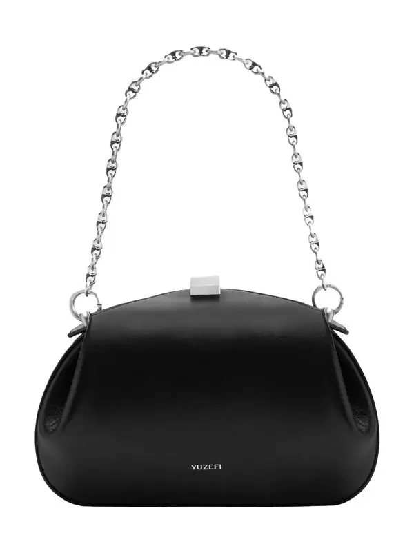 Yuzefi Oyster Clutch Mini Bag - Black