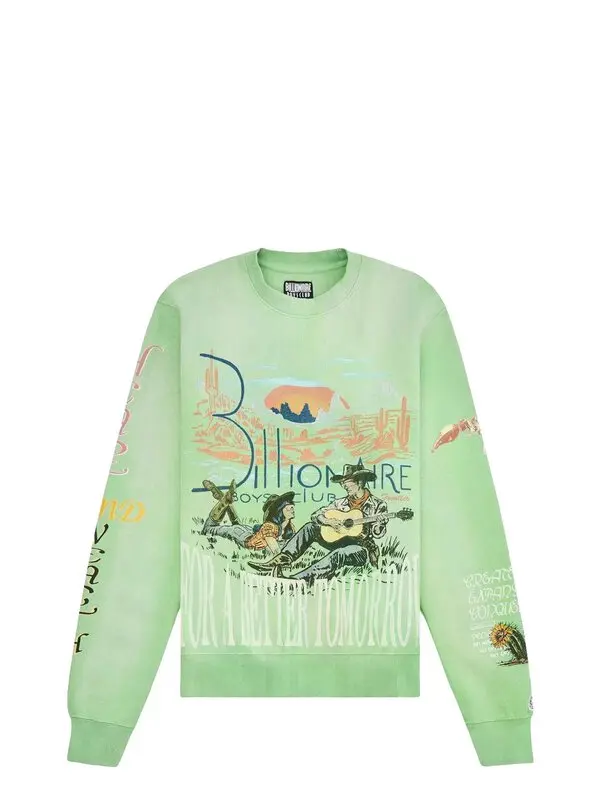 BILLIONAIRE BOYS CLUB Graphic-print Sweatshirt - Green