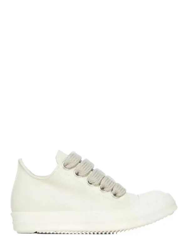Rick Owens Eyelet Laced Flat Shoes - Neutrals