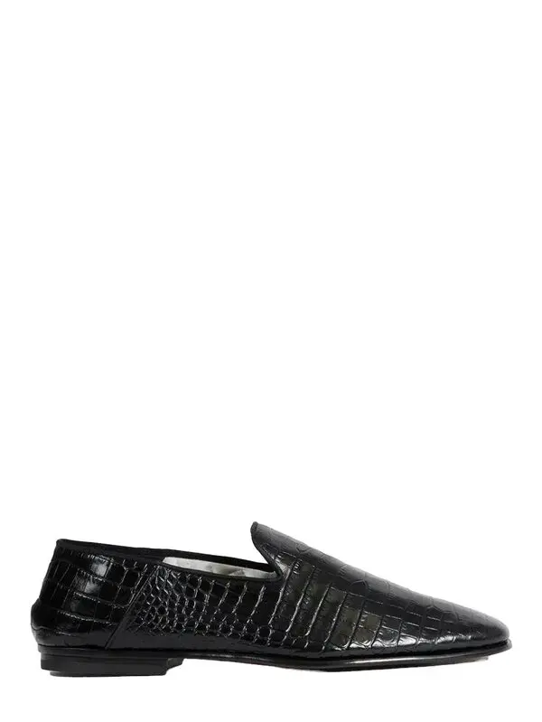 TOM FORD Printed Steven Loafers - Black